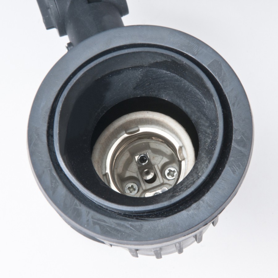 9501/2P E27 Outdoor Spot Light Double Holder Fitting [Spike Type] (Black)